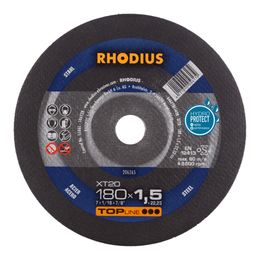 Rhodius TOPline XT20 Extrad&uuml;nne Trennscheibe 180 x 1,5 x 22,23 mm (206265)