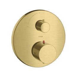 Hansgrohe Fertigmontageset Axor Starck UP-THM, mit Absperrventil, brushed brass (10700950)