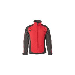 Mascot Dresden Soft Shell Jacke Gr&ouml;&szlig;e L, rot/schwarz (12002-149-0209-L)