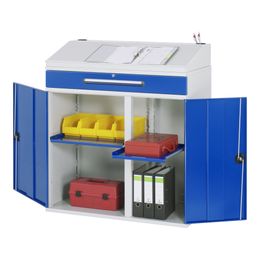 Rau Beistellschrank-Stehpult - Modell 02 BxTxH 1100x520x1110/1220mm (07-1100T-M02.11)