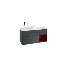 Villeroy & Boch V&B Waschtischunterschrank Finion 120cm, Pl w m, Rg Peo m La, md bl. m Lac ; Villeroy & Boch (F931HBHG)