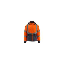 Mascot Blackpool Soft Shell Jacke Gr&ouml;&szlig;e L, hi-vis orange/schwarzblau (15502-246-14010-L)