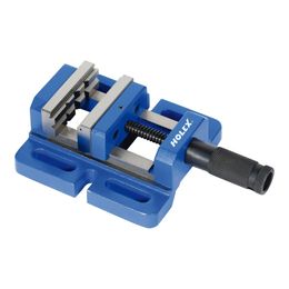 HOLEX Bohrmaschinen - Handschraubstock 100 mm aus Stahl/Gusseisen mit Backenbreite 100mm und Spannweite 75mm f&uuml;r Bohrmaschinen, 365045 100)