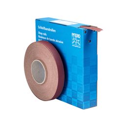 Pferd TOOLS Korund Schleifbandrolle Gewebe SBR Breite 25 mmxL&auml;nge 50m A120 f&uuml;r universelle Anwendung (45016012)