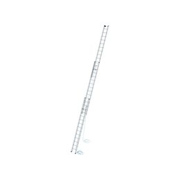 MUNK Aluminium-Seilzugleiter 3-teilig 3 x 14 Sprossen (022314)