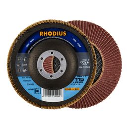 Rhodius PROline LSA F1 F&auml;cherschleifscheibe 115 x 22,23 mm K80 (202845)