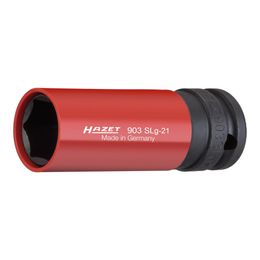 Hazet Kraft-Steckschl&uuml;ssel-Einsatz (6-Kant) 903SLG-21 s: 21 mm Vierkant hohl 12,5 mm (1/2"))