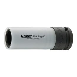 Hazet Kraft-Steckschl&uuml;ssel-Einsatz (6-Kant) 903SLG-15 s: 15 mm Vierkant hohl 12,5 mm (1/2"))