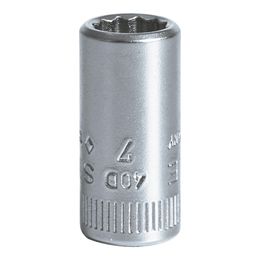 Stahlwille Steckschl&uuml;sseleinsatz (1/4") SW.7 mm L.23 mm (01030007)