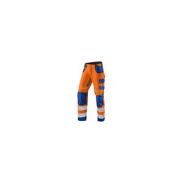 K&Uuml;BLER WORKWEAR K&uuml;bler PSA Reflectiq Hose 2407 warnorange/kbl.blau 54 ; K&uuml;bler Workwear (24078343-3746-54)