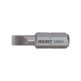 Hazet Bit 2208-8 Sechskant massiv 6,3 (1/4 Zoll) Schlitz Profil 0.8 x 5.5)