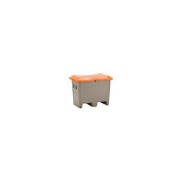 CEMO Streugutbeh&auml;lter Plus3 200 Liter unterfahrbar ohne Entnahme grau/orange (10567)