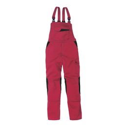 K&Uuml;BLER WORKWEAR K&uuml;bler IMAGE DRESS Latzhose mittelrot/schwarz 27 ; K&uuml;bler Workwear (3347 3411-5599-27)