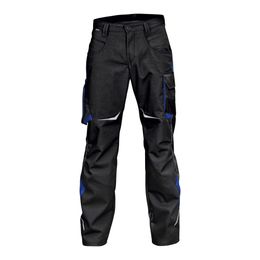 K&Uuml;BLER WORKWEAR K&uuml;bler Pulsschlag Hose 2424 schwarz/kornblumenblau Groesse 98 ; K&uuml;bler Workwear (2424 5353-9946-98)