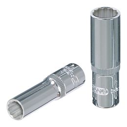 KS Tools 1/4" CHROMEplus 12-kant-Stecknuss, lang, 3/8" (918.1615)