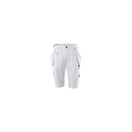 Mascot Shorts mit abnehmbaren H&auml;ngetaschen Handwerkershorts Gr&ouml;&szlig;e C66, weiss (17149-311-06-C66)