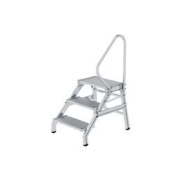MUNK Aluminium-Montagetritt starr Handlauf 3 Stufen (050179)