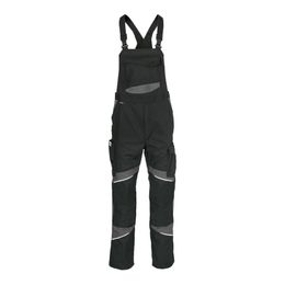 K&Uuml;BLER WORKWEAR K&uuml;bler ACTIVIQ cotton+ Latzhose schwarz/anthrazit 94 ; K&uuml;bler Workwear (3450 3421-9997-94)