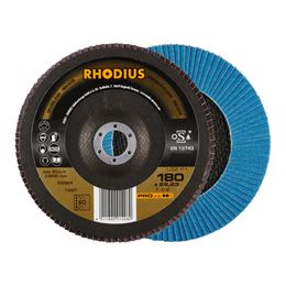 Rhodius PROline LGZ F1 F&auml;cherschleifscheibe 180 x 22,23 mm K60 (202804)