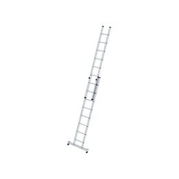 MUNK Aluminium-Schiebeleiter 2-teilig nivello&reg;-Traverse 2 x 8 Sprossen (020408)