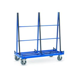 Fetra Plattenwagen 4475-beidseitig - Tragkraft 1200kg Elastic-Vollgummi-Reifen)