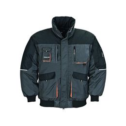 Terratrend Job Pilotenjacke dunkelgrau/schwarz Gr&ouml;&szlig;e M ; Terrax (4629-6310-Gr. -M)