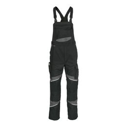 K&Uuml;BLER WORKWEAR K&uuml;bler ACTIVIQ cotton+ Latzhose schwarz/anthrazit 52 ; K&uuml;bler Workwear (3450 3421-9997-52)
