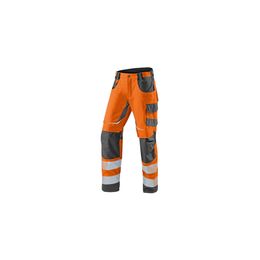 K&Uuml;BLER WORKWEAR K&uuml;bler PSA Reflectiq Hose 2407 warnorange/anthrazit 54 ; K&uuml;bler Workwear (24078343-3797-54)