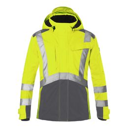 K&Uuml;BLER WORKWEAR K&uuml;bler Hardshelljacke REFLECTIQ PSA 2 warngelb/anthrazit Form 1327 Gr&ouml;&szlig;e XS ; K&uuml;bler Workwear (1327 8231-3497-XS)