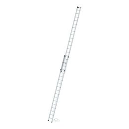 MUNK Aluminium-Seilzugleiter 2-teilig 2 x 18 Sprossen (021218)