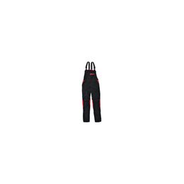K&Uuml;BLER WORKWEAR K&uuml;bler IMAGE DRESS Latzhose schwarz/mittelrot 60 ; K&uuml;bler Workwear (3347 3411-9955-60)