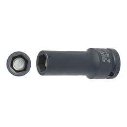 HOLEX IMPACT-Steckschl&uuml;sseleinsatz 6-kant 1/2" lang mit gefedertem Magnet 13 mm (651210 13)