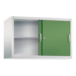 C+P Aufsatzschrank Acurado, H790xB1200xT500mm, Front Resedagr&uuml;n, Korpus Lichtgrau (2055-09) ; C + P M&ouml;belsysteme (2055-09|S10028)