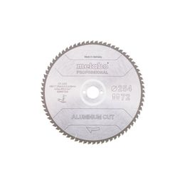 Metabo S&auml;geblatt "aluminium cut - professional", 254x2,4/2,0x30 Z72 FZ/TZ 5&deg;neg (628447000)