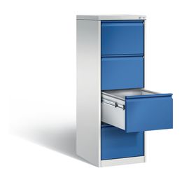 C+P H&auml;ngeregistraturschrank Acurado, H1357xB433xT590mm, Front Enzianblau, Korpus Lichtgrau (12434-311) ; C + P M&ouml;belsysteme (12434-311|S10007)