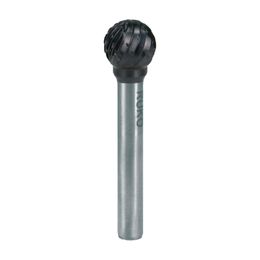Ruko Hartmetall Fr&auml;sstift TiCN Form D Kugel (KUD) Durchmesser 10,0 mm L1 min 49 mm (116043TC)