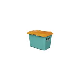 CEMO Streugutbeh&auml;lter Plus3 400 Liter ohne Entnahme gr&uuml;n/orange (10578)
