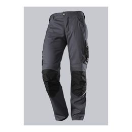 BP&reg; Leichte Arbeitshose mit Kniepolstertaschen, anthrazit/schwarz, Gr. 50, L&auml;nge n (1998-570-5632-50-n)