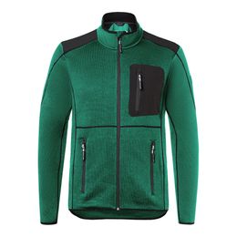 K&Uuml;BLER WORKWEAR Strickjacke moosgr&uuml;n/schwarz Form 1443 Gr&ouml;&szlig;e XL ; K&uuml;bler Workwear (1443 6339-6599-XL)