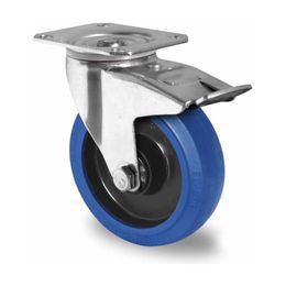 CASCOO Lenkrolle mit Totalfeststeller &oslash; 125 mm Serie R4E1 Kugellager (TPP31W0125R4E1B34)