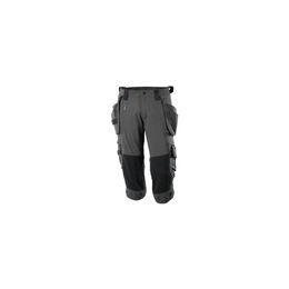 Mascot Dreiviertel-Hose, H&auml;ngetaschen, Stretchs Dreiviertel-Hose Gr&ouml;&szlig;e C60, dunkelanthrazit (17049-311-18-C60)