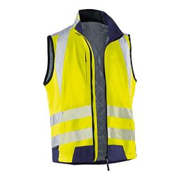 K&Uuml;BLER WORKWEAR Weste REFLECTIQ PSA 2 warngelb/dunkelblau Form 7207 Gr&ouml;&szlig;e XL ; K&uuml;bler Workwear (7207 8340-3448-XL)