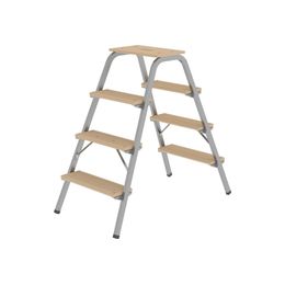 MUNK Stahl-Holz-Tritt 4 Stufen (039004)