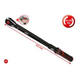 KS Tools 1/2" ERGOTORQUE&reg;precision Ratschen-Drehmomentschl&uuml;ssel, 20-100Nm (516.1532)