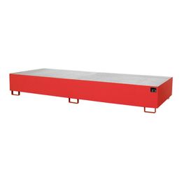 Bauer S&uuml;dlohn Regalwanne RW-GR 3600-3, lackiert, Feuerrot (4518-83-0000-3000)