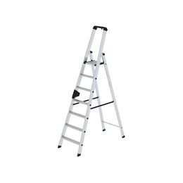 MUNK Aluminium-Stehleiter einseitig begehbar 1 x 7 Stufen (040107)