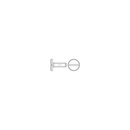 DIN 921 Flachkopfschraube VG M5x16 Edelstahl A1 blank Schlitz m. gro&szlig;em Kopf ; Industrial Quality Supplies (009219100050016)