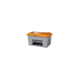 CEMO Streugutbeh&auml;lter Plus3 200 Liter mit Entnahme grau/orange (10566)