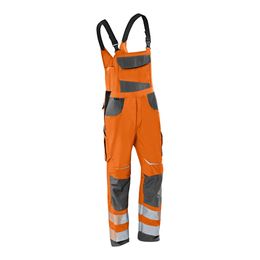 K&Uuml;BLER WORKWEAR K&uuml;bler Latzhose REFLECTIQ PSA 2 warnorange/anthrazit Form 3207 Gr&ouml;&szlig;e 23 ; K&uuml;bler Workwear (3207 8340-3797-23)