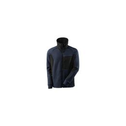 Mascot Sweatshirt, Rei&szlig;verschluss, Stehkragen Sweatshirt mit Rei&szlig;verschluss Gr&ouml;&szlig;e XS, dunkelmarine/schwarz (17484-319-01009-XS)